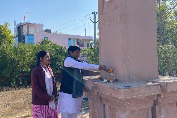 राजेश पायलट की मनाई जयंती, दी श्रद्धांजलि - THE BHASWAR TIMES