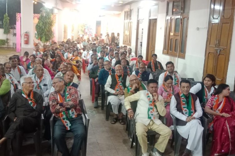 ब्यावर ब्लाक कांग्रेस के दिपावली स्नेह मिलन में एकता ओर सीख की ...